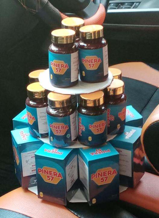 pinus merah/PINERA 57 100%original/jantung/kolesterol | Lazada Indonesia