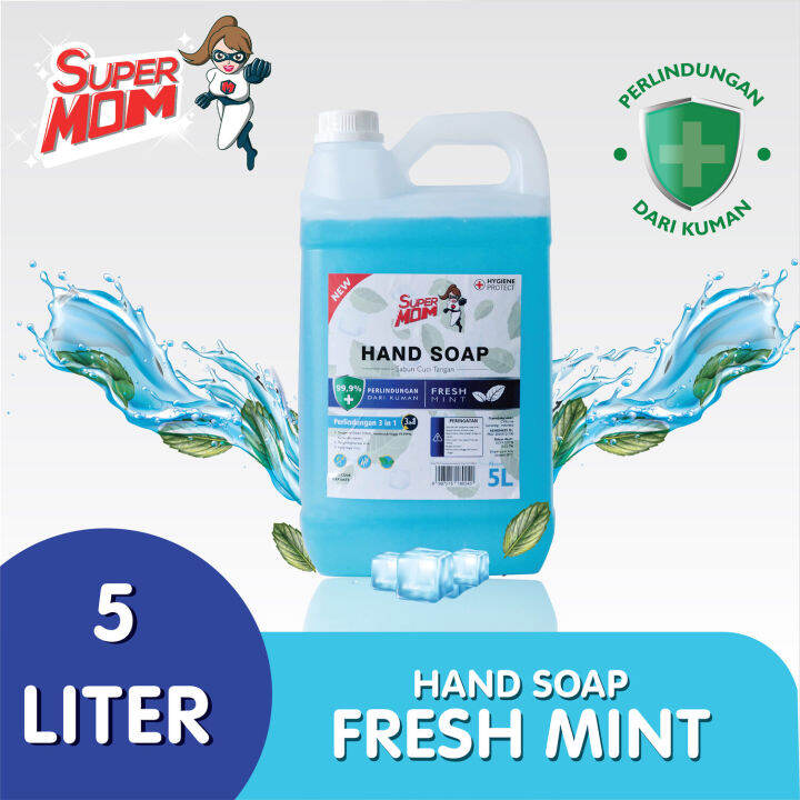 SUPER MOM HAND SOAP 5 LITER | Lazada Indonesia