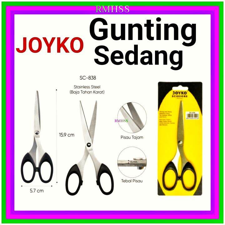 Gunting Sedang JOYKO SC-838 [ Per 1 Pcs ] | Lazada Indonesia