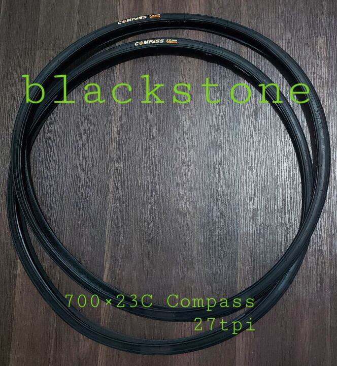 Tire 700×23C Compass 27tpi WireOn Nylon Black(1pc) | Lazada PH