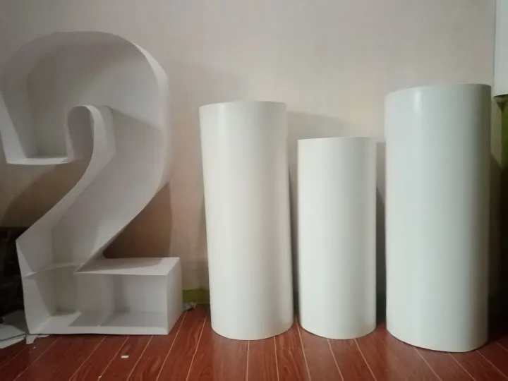 cylinder made of sintra board & letters standee | Lazada PH