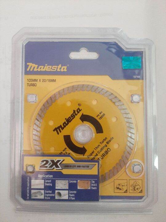 majesta 4" diamond cutting disc (1pc) | Lazada PH
