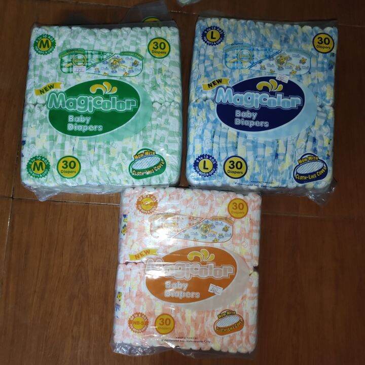 Magicolor Diaper 30pcs tape | Lazada PH