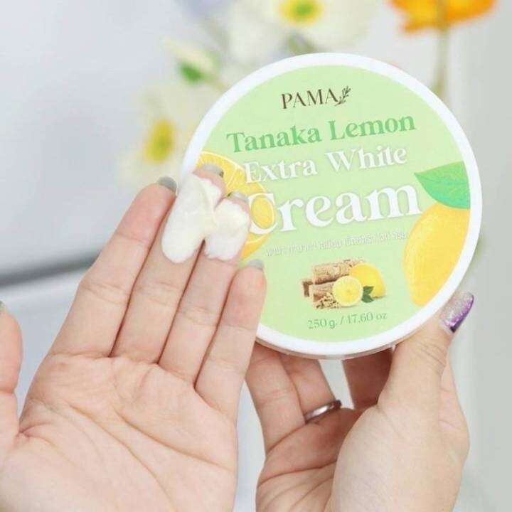 ครีม Pama Tanaka LemonExtra white cream 250 กรัม | Lazada.co.th