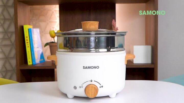 Panci Listrik Samono SW-DG01S Multifungsi Low Watt | Multi Cooker ...