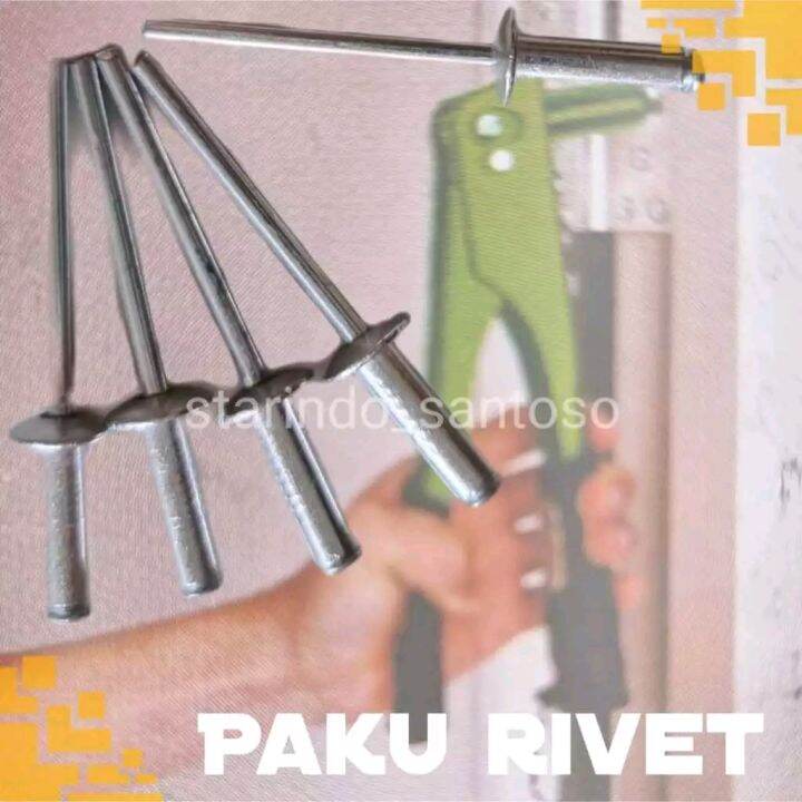 50 biji Paku Rivet Blind Rivets ukuran jenis 550 450 440 | Lazada Indonesia