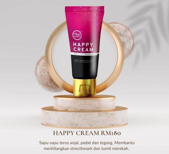 HAPPY CREAM UNTUK MANTAPKAN BREAST ORIGINAL HQ PINK LADY | Lazada