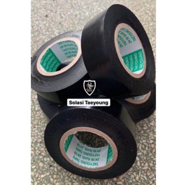 Isolasi Kabel Isolasi Listrik Taeyoung Tape hitam Taeyoung Solasi ...