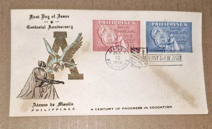 Envelope First Day Issue (Ateneo De Manila Philippines Centennial Years) | Lazada PH