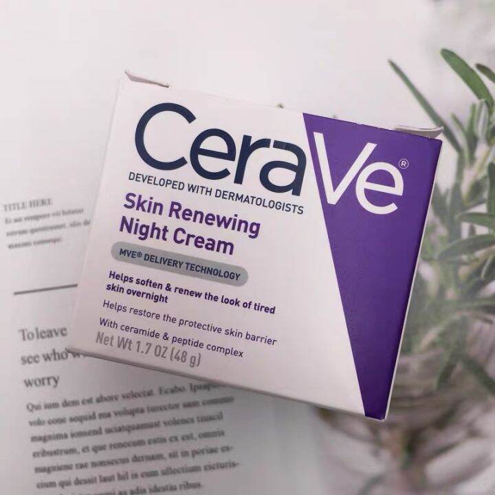 Cerave Skin Renewing Night Cream(48g.) | Lazada.co.th