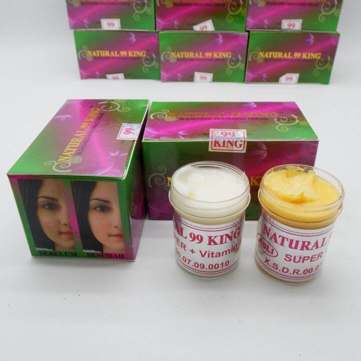 Cream Natural 99 king bleaching whitening | Lazada Indonesia
