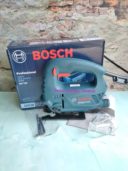 BOSCH GST 700 Jigsaw Jig Saw Gergaji Potong Kayu Triplek GST700 ...