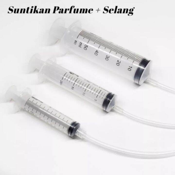 Suntikan + Selang isi Ulang Parfum Ukuran 10/12/20/50ml | Lazada Indonesia