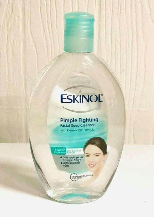 Eskinol Deep Cleanser Pimple Fighting 225mL | Lazada Singapore