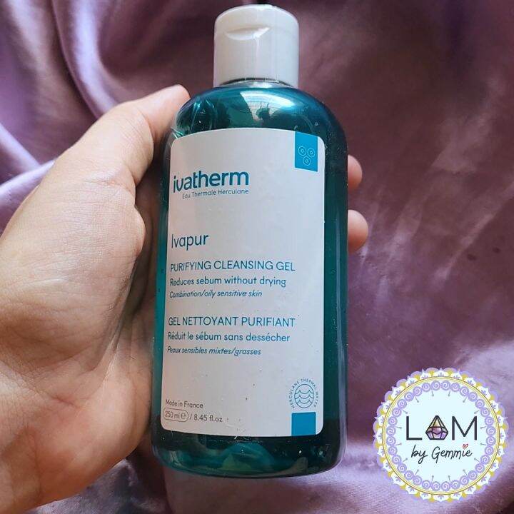 IVATHERM Ivapur Purifying Cleansing Gel 250ml reduces sebum without ...