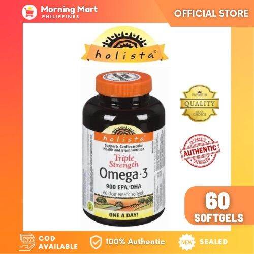 Holista Triple Strength Omega-3 900mg 60 Softgels | Lazada PH