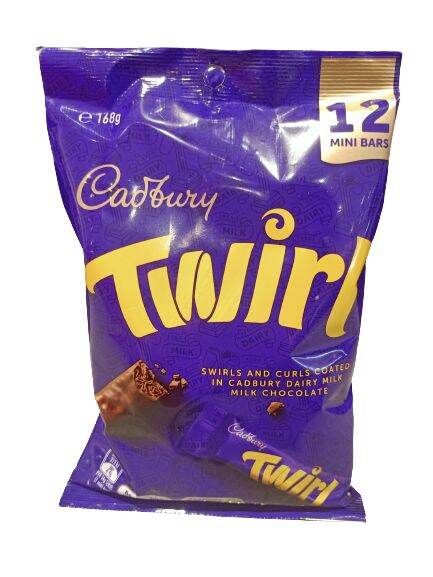 Cadbury Twirl 12 Mini Bars (168g) | Lazada