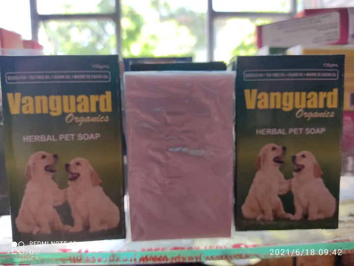 VANGUARD organic dog soap(135g) anti fungal... anti parasitic... anti ...