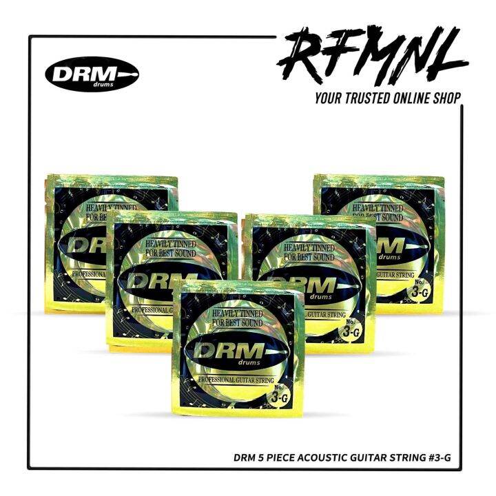DRM 5 Piece Acoustic String #3-G | Lazada PH