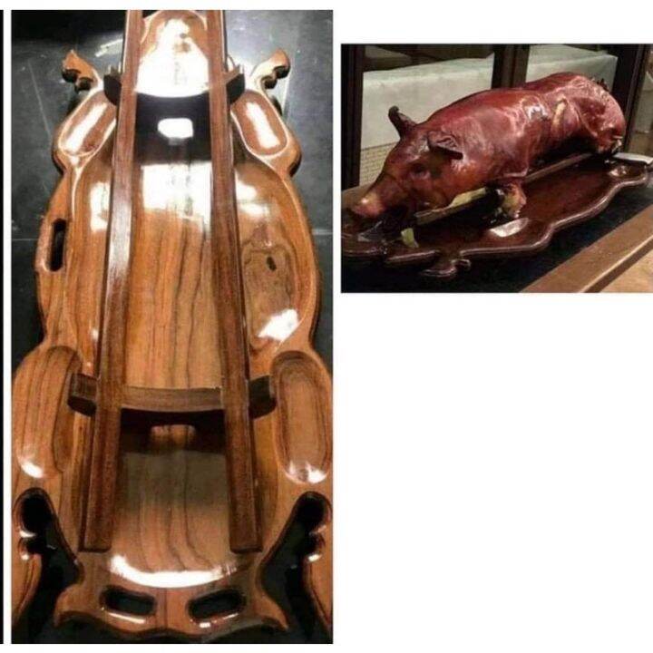 MAGKUNO LECHON TRAY WITH STAND ( 1x16x40 inch ) | Lazada PH
