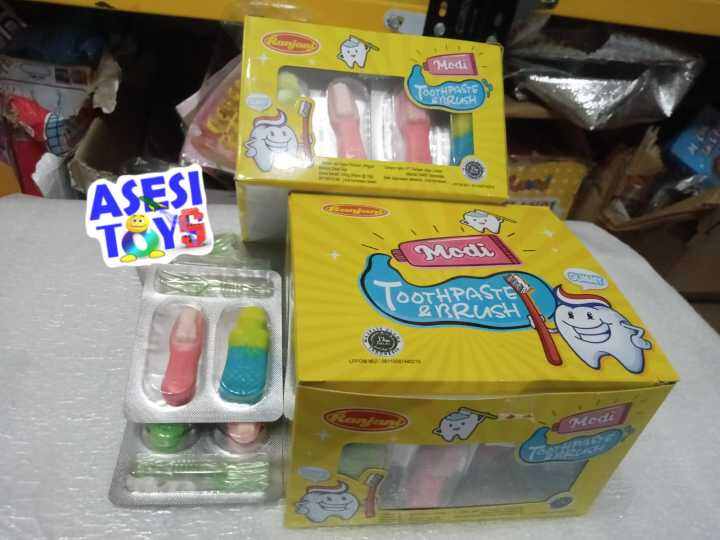 permen Warung Anak rasa Modi odol sikat 24pcs | Lazada Indonesia