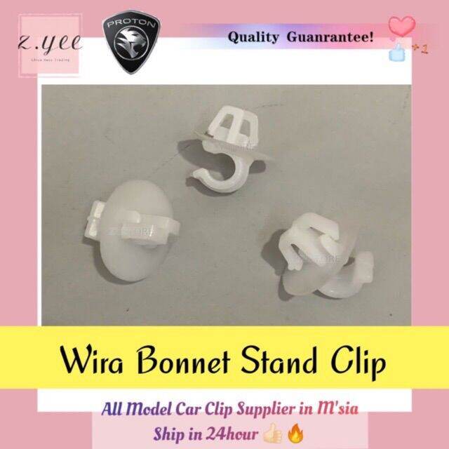 1pcs Proton Wira Bonnet Stand Clip | Lazada
