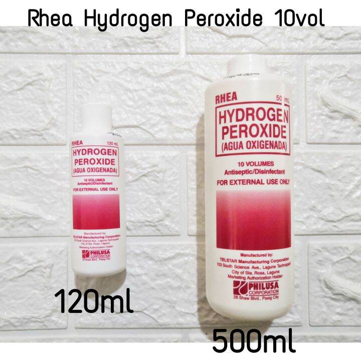 Rhea Hydrogen Peroxide 10vol (120ml/500ml) | Lazada PH