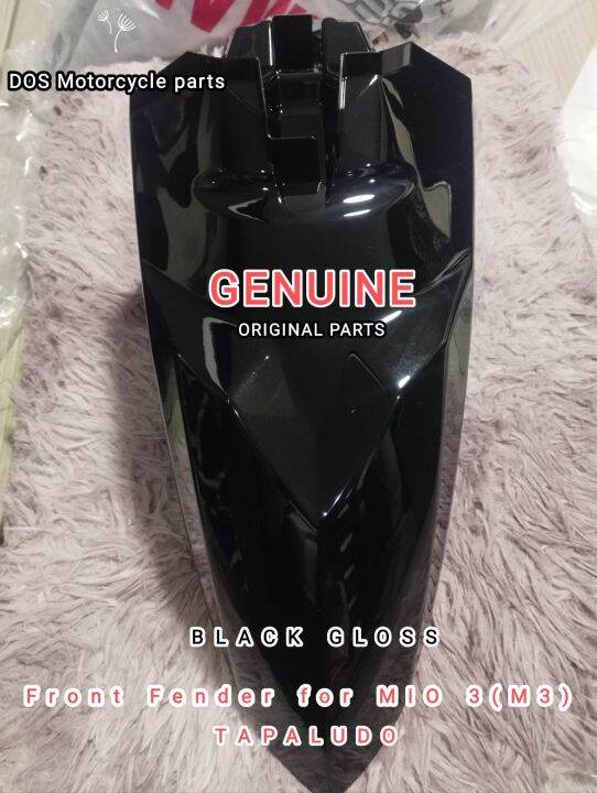 Yamaha Mio i125 M3, Original Front Fender (Tapalodo) Gloss Black ...