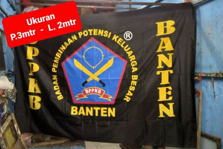 Bendera Bppkb Banten Ukuran Jumbo 3mtr X 2mtr Lazada Indonesia 