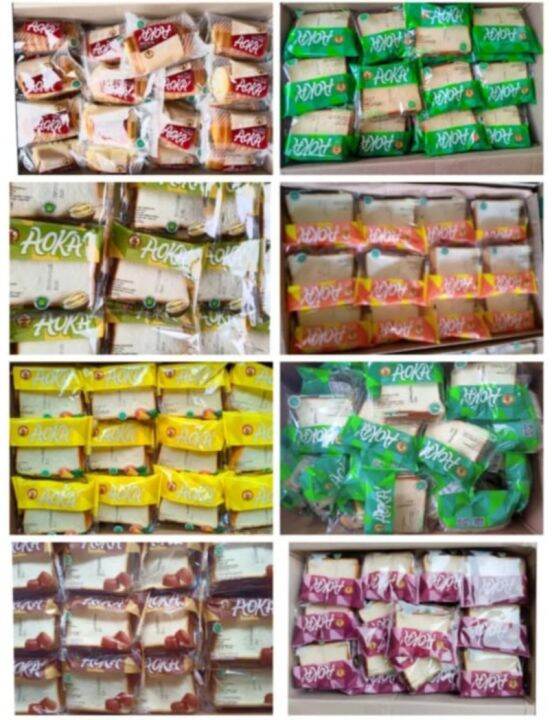 roti aoka campur 1 dus isi 60 pcs | Lazada Indonesia