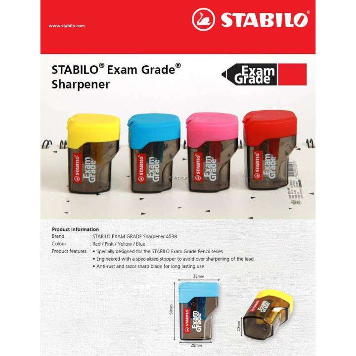 STABILO EXAM GRADE SHARPENER | Lazada