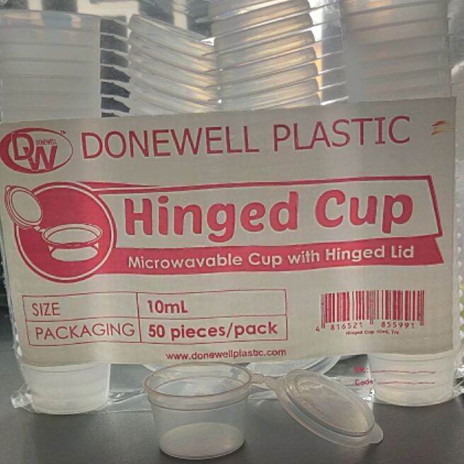 Hinged Cups 10ml - 50pcs per Pack | Lazada PH