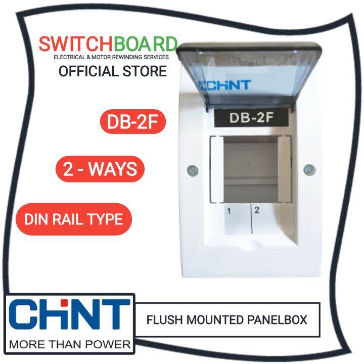 CHINT (DB-2F) - 2Ways Enclosure Box - Din Rail Type | Lazada PH