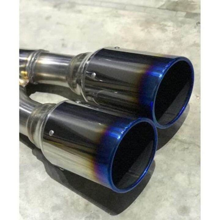 TAILPIPE KNALPOT HKS LEGAMAX DOBLE TAIL BLUE PAJERO INNOVA FORTUNER ...