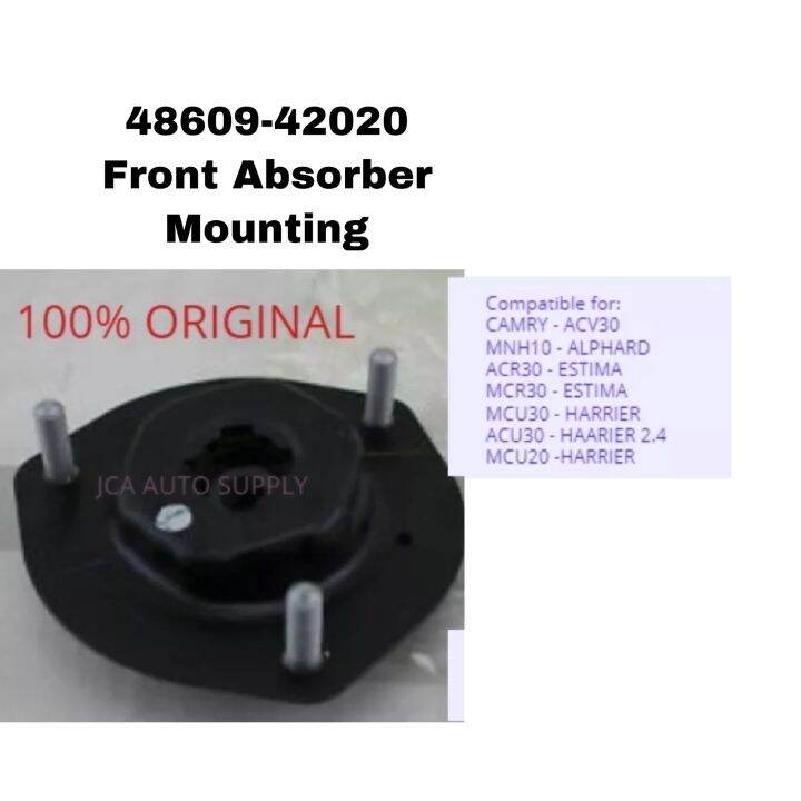100 % ORIGINAL TOYOTA -Front Absorber Mounting-48609-48020 - HARRIER ...