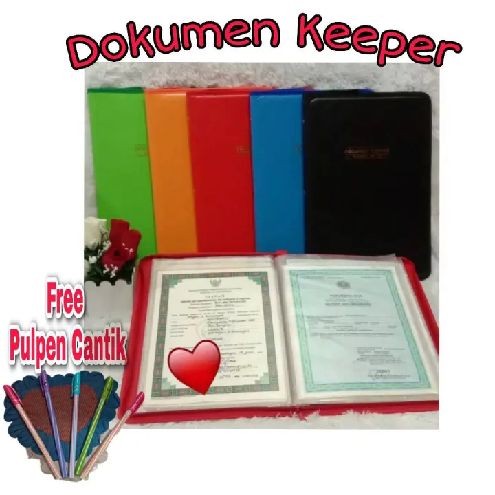 DOKUMEN KEEPER ISI 40/ MAP DOKUMEN / MAP RESLETING ANTI AIR | Lazada ...