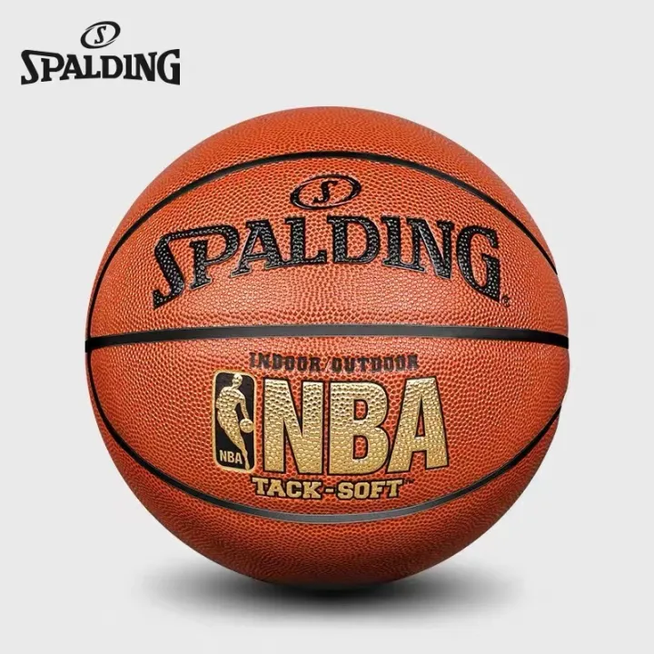 Original Spalding 74-606Y NBA Golden LOGO indoor outdoor basketball ...