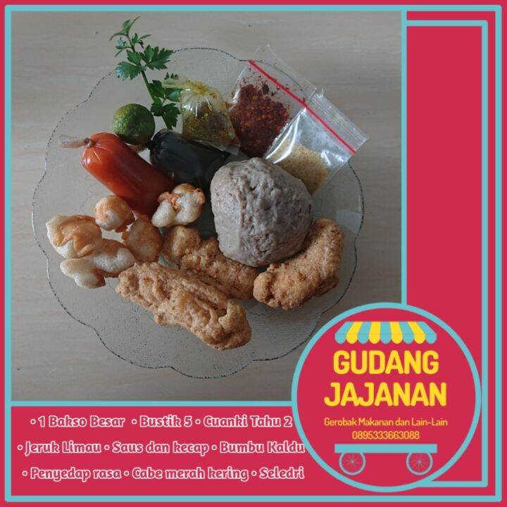 Bakso Sapi Jumbo Dan Tahu Cuanki Lengkap Dengan Bumbu Frozen Food ...