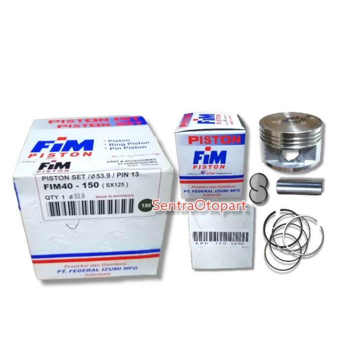 Piston seher kit karisma supra x 125 oversize 150 fim | Lazada Indonesia