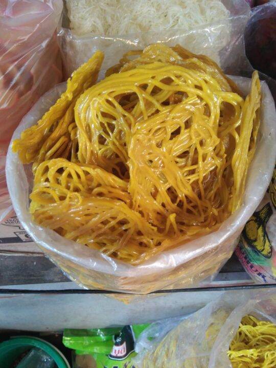 250 gram kerupuk mie kuning mentah jumbo kerupuk pelengkap makanan ...
