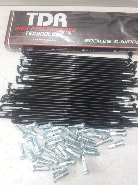 Ruji jari jari TDR hitam ring 17 supra x, kharisama, grand, revo, blade ...