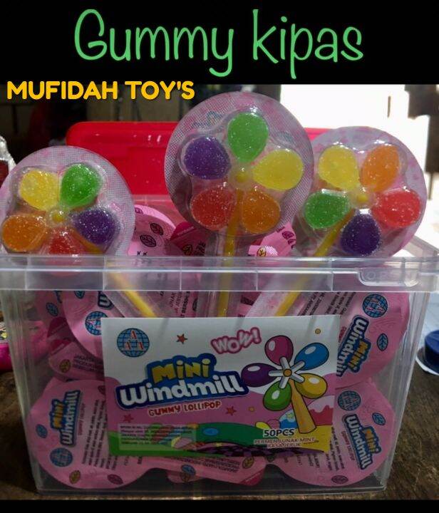 permen mini winddmill toples isi 50 pcs | Lazada Indonesia