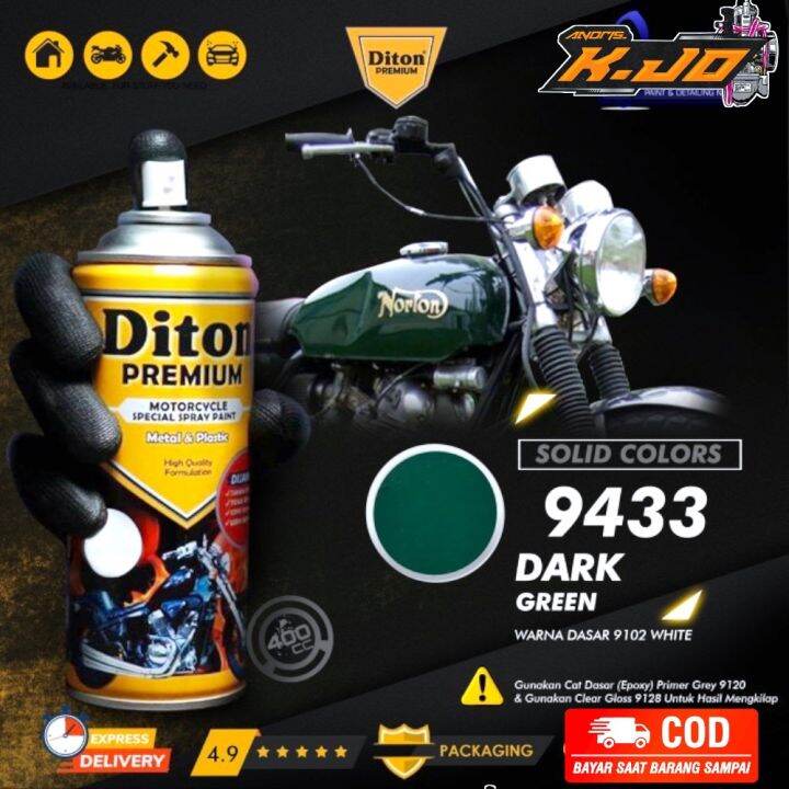 New DITON Premium SOLID COLORS Pilok Pilox Cat Semprot 9432 Dark Green ...