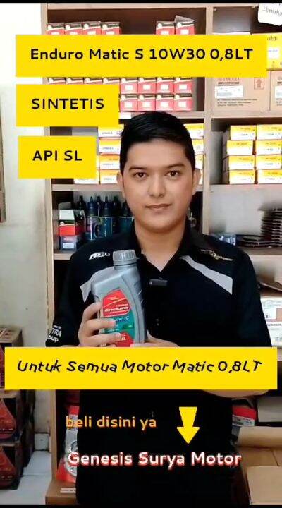 Oli Enduro Matic S 10W30 0.8LT Pertamina Oil NON PARFUM | Lazada Indonesia