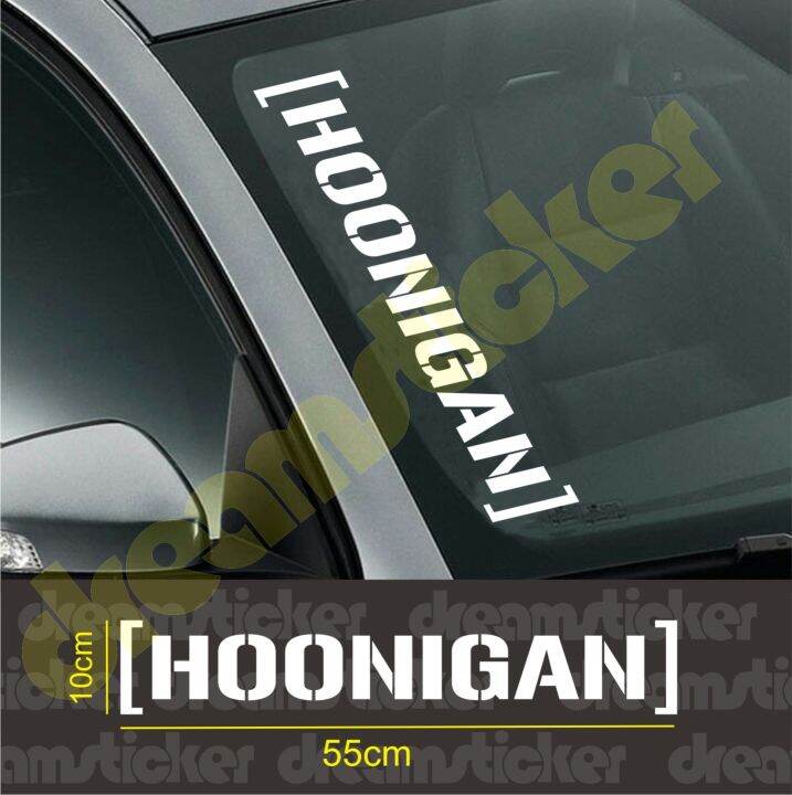 Sticker Stiker Mobil HOONIGAN Windshield 02 | Lazada Indonesia