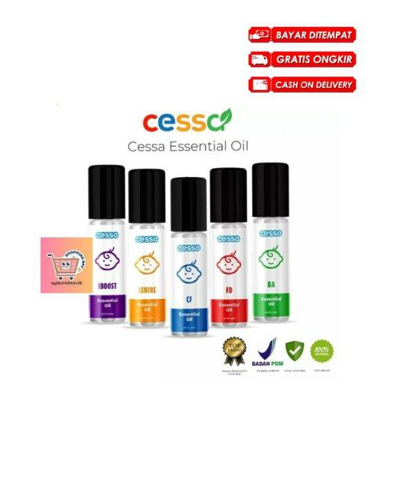 Cessa Esensial Oil 8ml/ aromaterapy bayi dan anak/ pereda batuk ...