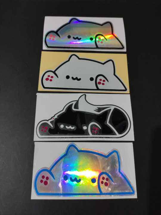 Stiker kucing lucu cutting sticker kucing viral acesoris variasi mobil ...