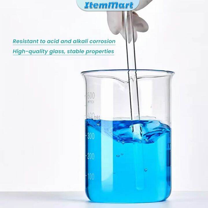 ItemMart Glass Stirring Rod Laboratory tools 10cm 20cm 30cm for Science ...