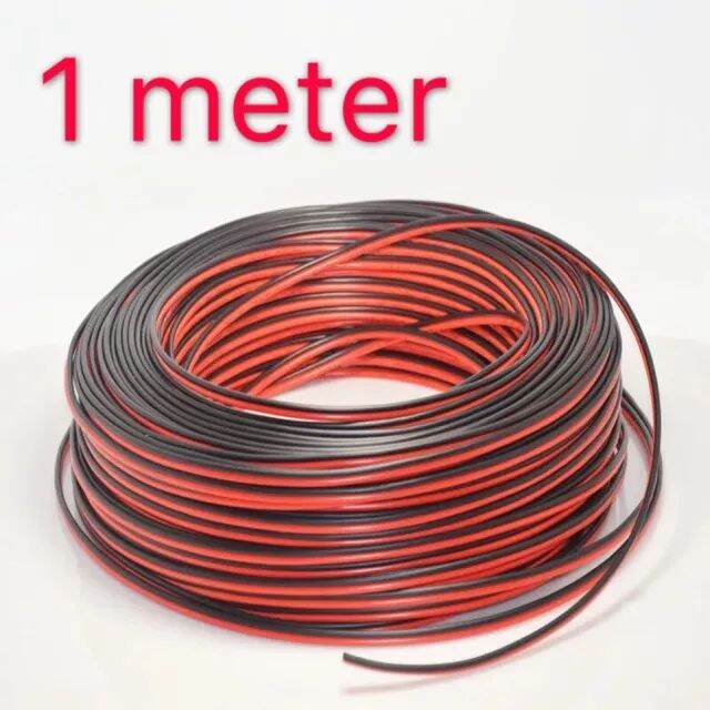 1 Meter speaker double cable wire size gauge 22 barely motorcycle wire ...
