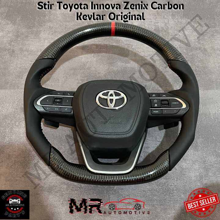 Stir Setir Steer Toyota Innova Zenix Carbon Kevlar Full Option Original ...